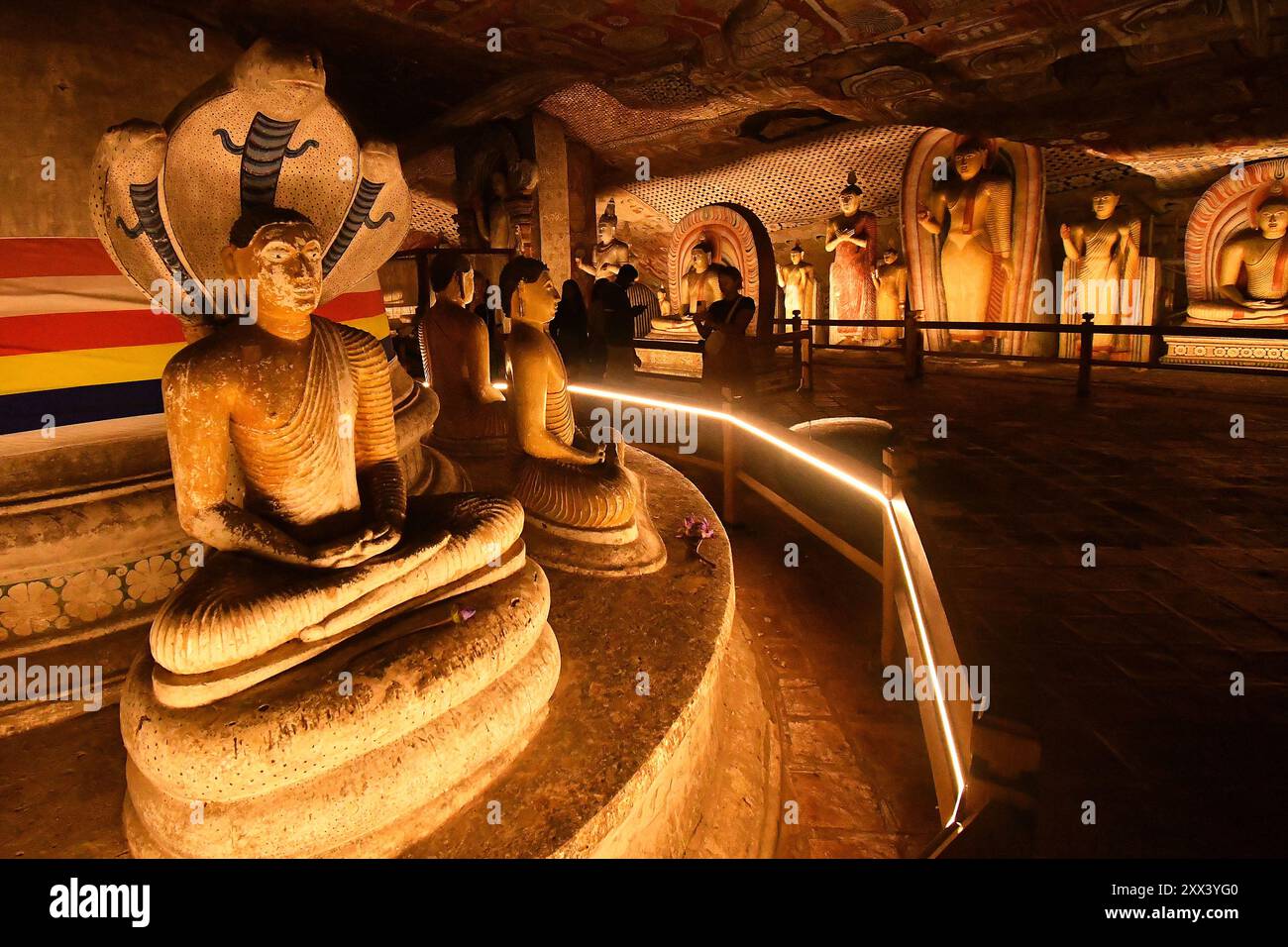 A sacred pilgrimage site for 22 centuries, cave monastery, with five ...