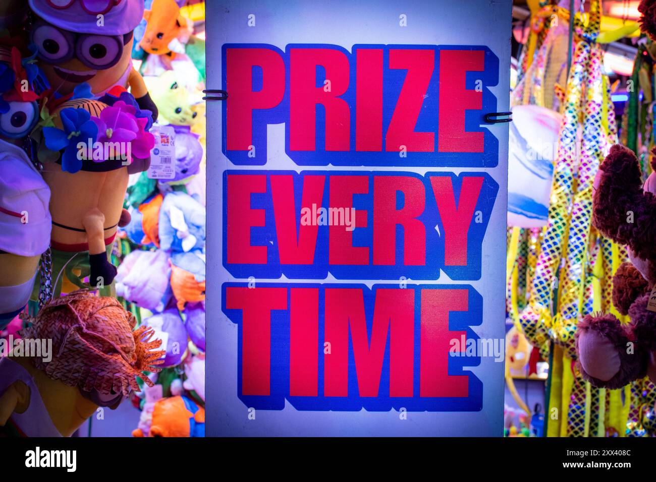 Prize every time sign Stock Photo - Alamy