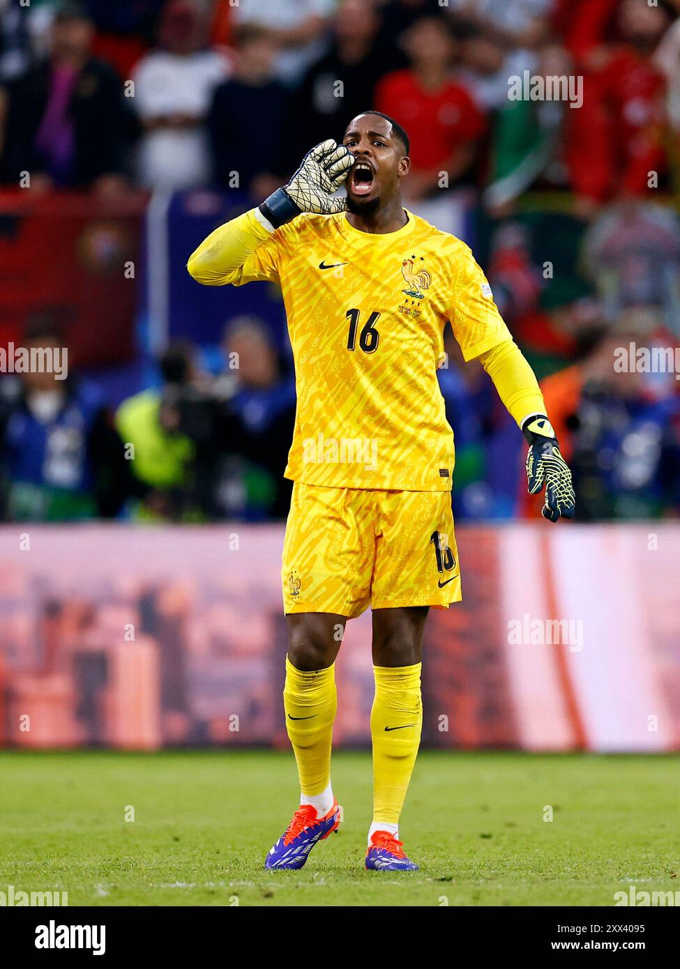 HAMBURG - France goalkeeper Mike Maignan during the UEFA EURO 2024 ...