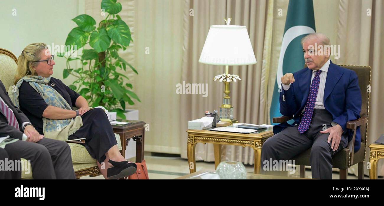 Islamabad, Pakistan. 22nd Aug, 2024. Svenja Schulze (SPD), Federal ...