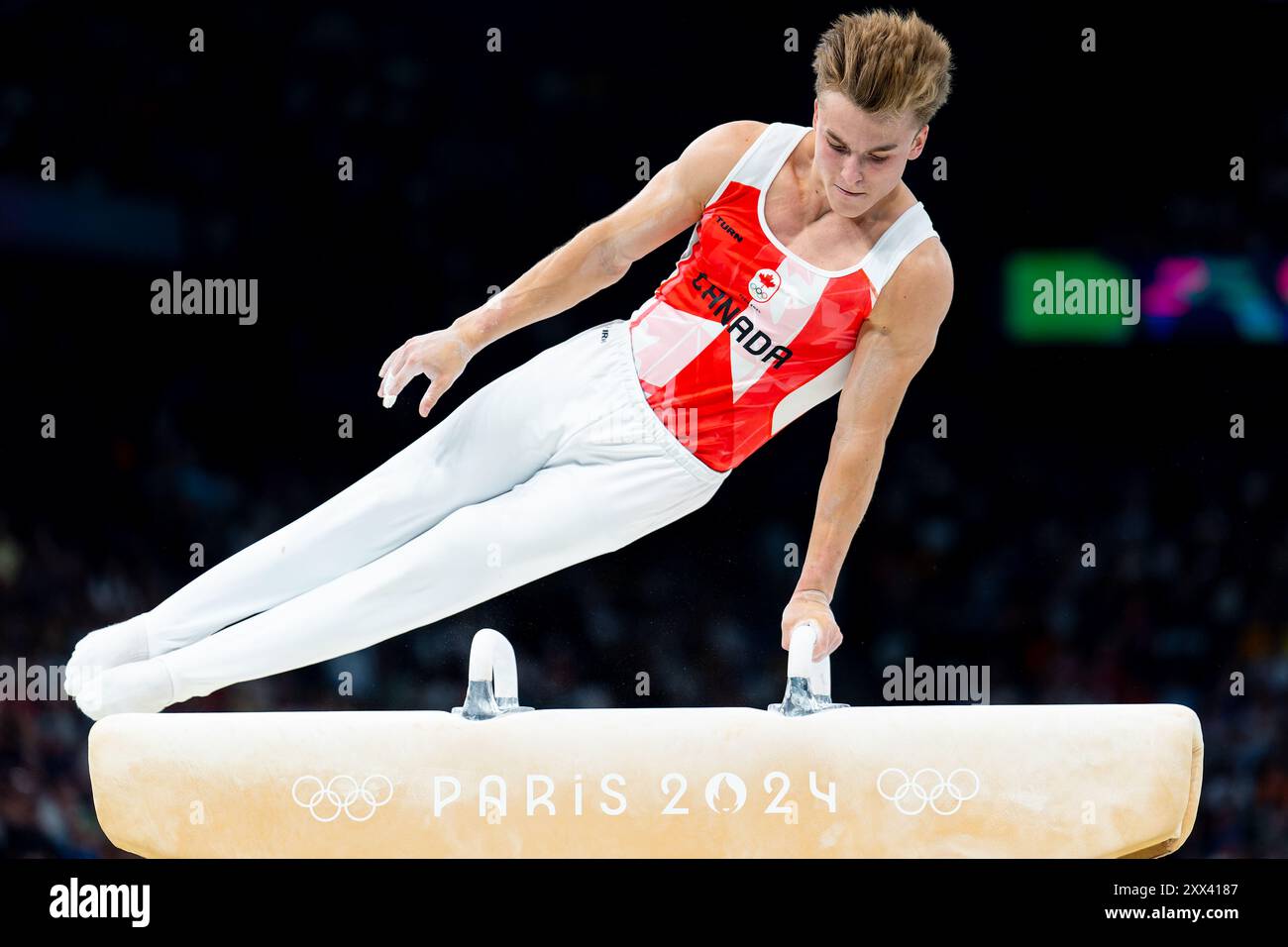 PARIS, FRANCE - JULY 31: Felix Dolci of Team Canada competing in the ...