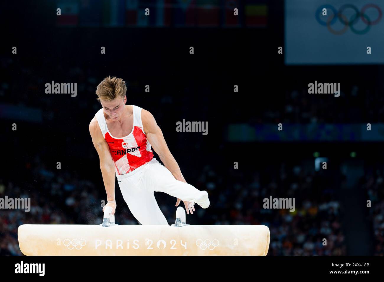 PARIS, FRANCE - JULY 31: Felix Dolci of Team Canada competing in the ...