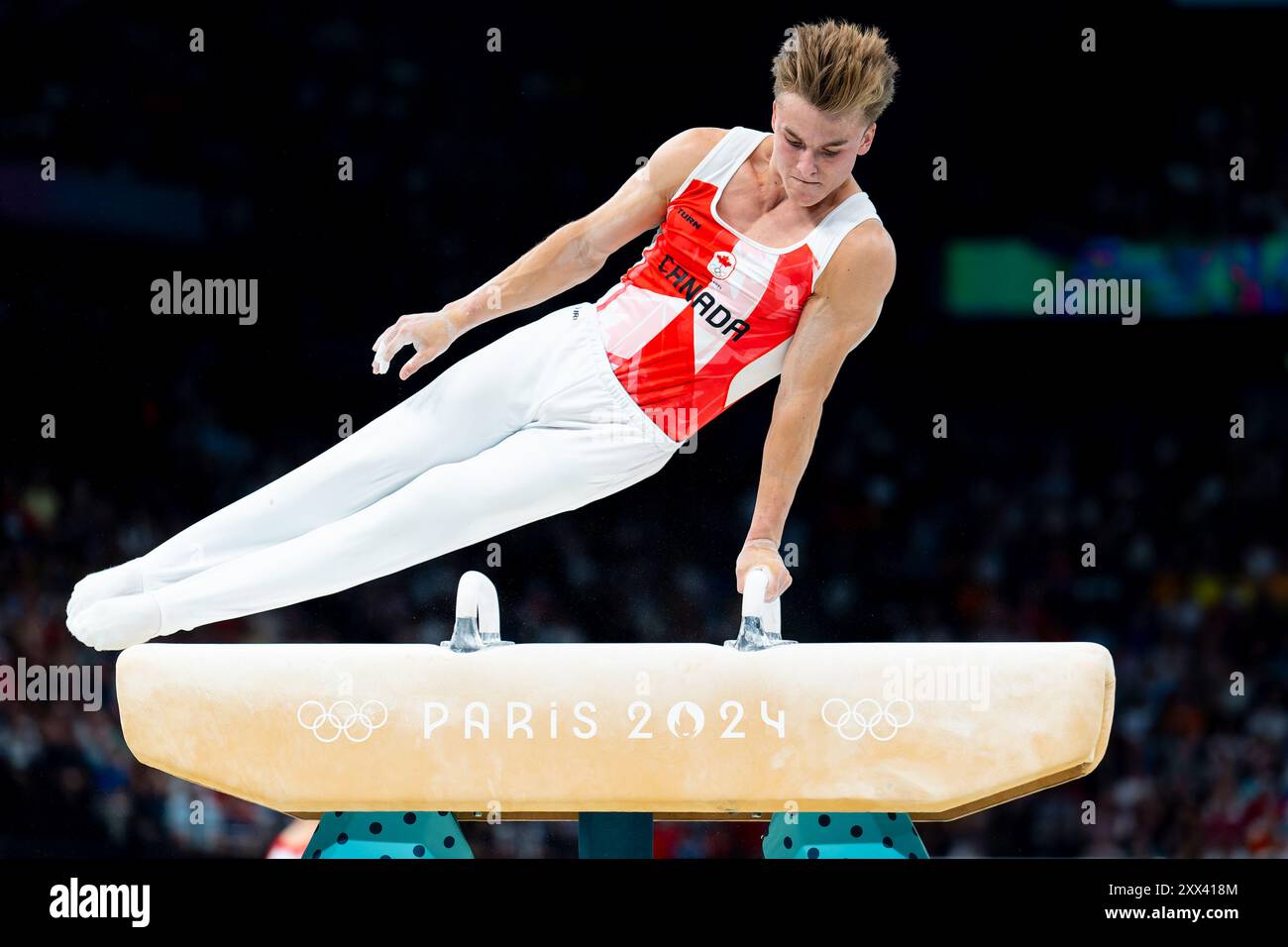 PARIS, FRANCE - JULY 31: Felix Dolci of Team Canada competing in the ...