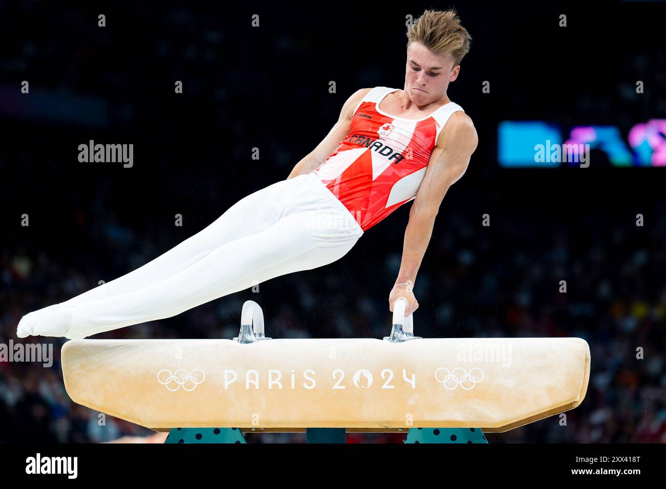 PARIS, FRANCE - JULY 31: Felix Dolci of Team Canada competing in the ...