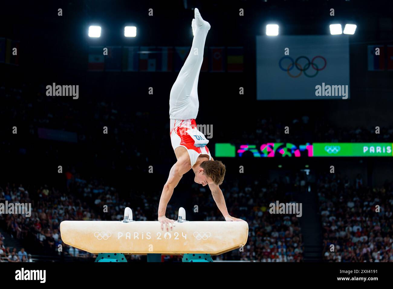 PARIS, FRANCE - JULY 31: Felix Dolci of Team Canada competing in the ...