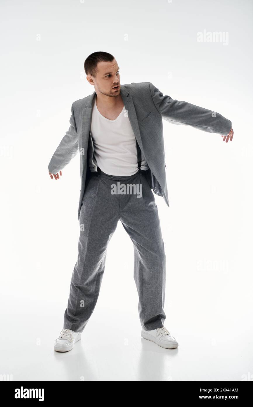 Formal suit strikes hi-res stock photography and images - Alamy