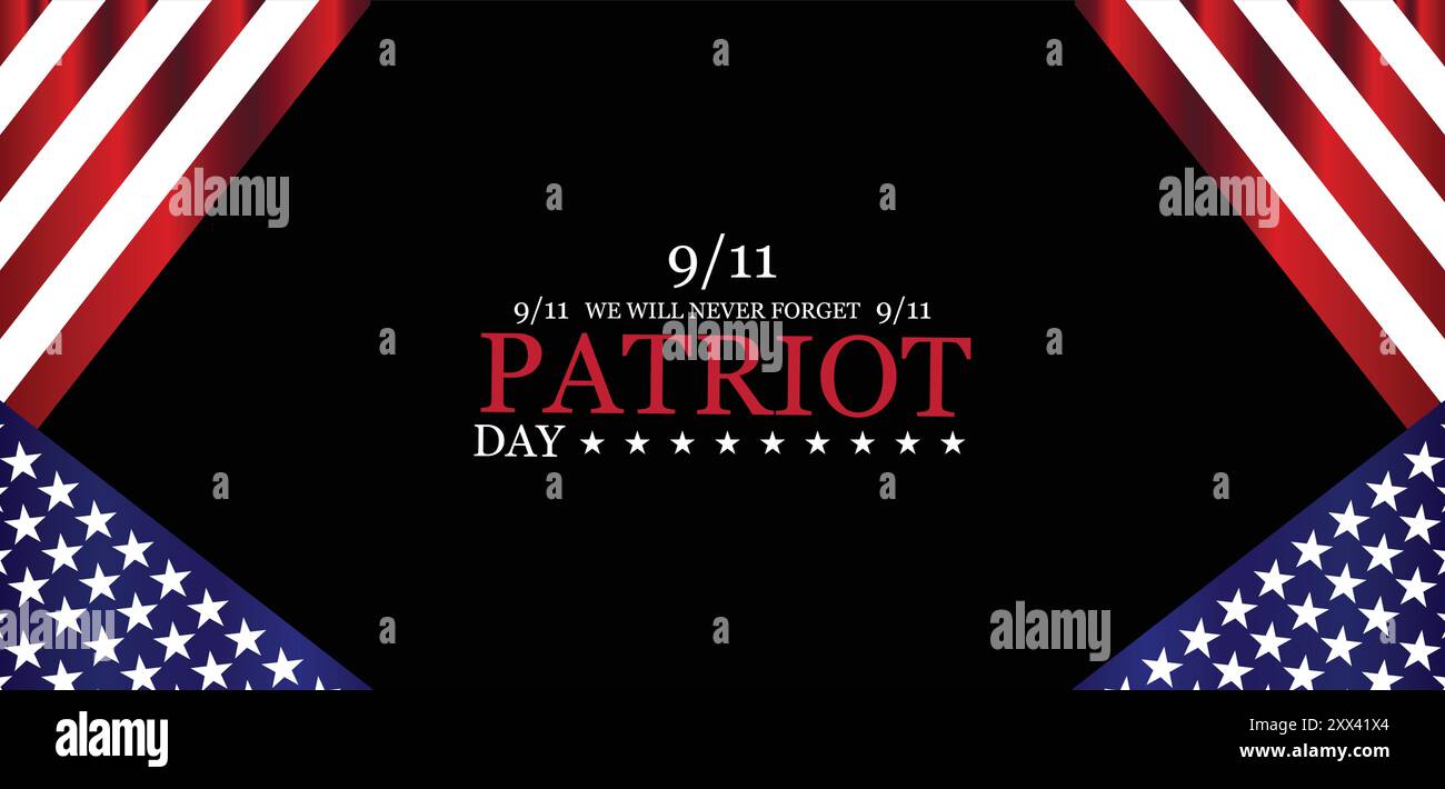 911 Patriot Day A Time to Honor and Remember Stock Vector Image & Art ...
