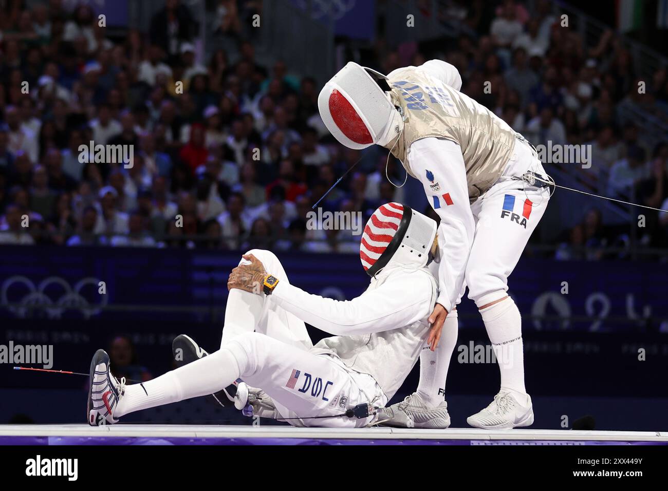 PARIS, FRANCE - AUGUST 04: CHAMLEY-WATSON Miles of Team United States ...