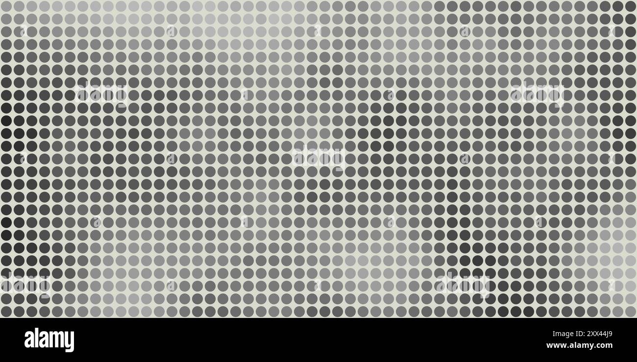 Abstract Black and White Pattern of Spots of Various Sizes, Geometric ...