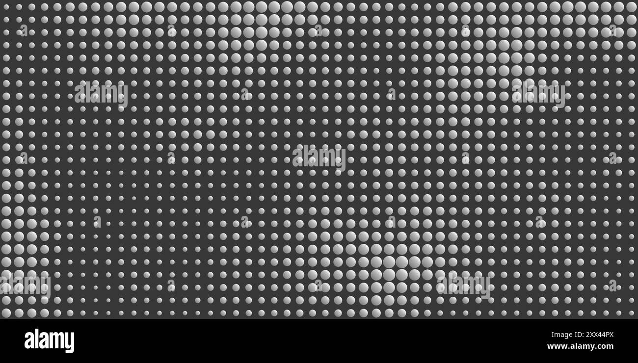 Abstract Dark Black and White Pattern of Spots of Various Sizes ...