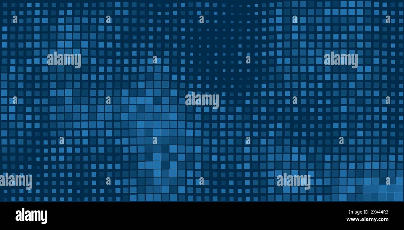 Abstract Dark Blue 3D Slighty Wavy Surface Pattern with Random Sizes of ...