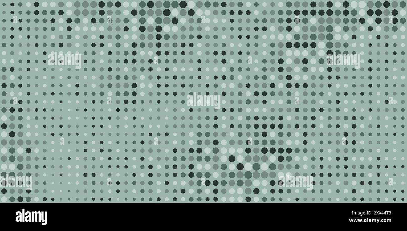 Abstract Colorful Spotted Pixels Pattern with Spots of Various Sizes ...