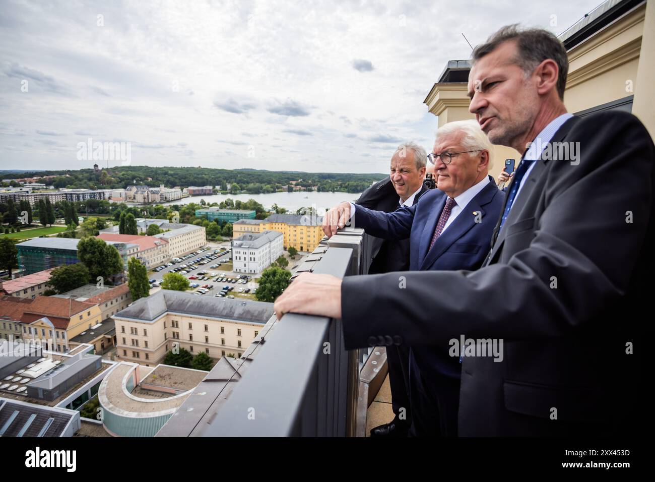 22 August 2024, Brandenburg, Potsdam: Federal President Frank-Walter ...