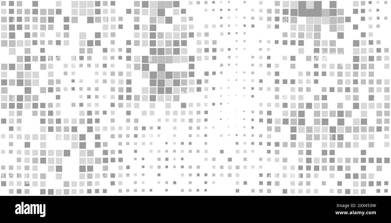 Abstract Black and White 3D Slighty Wavy Sqaures Surface Pattern with ...