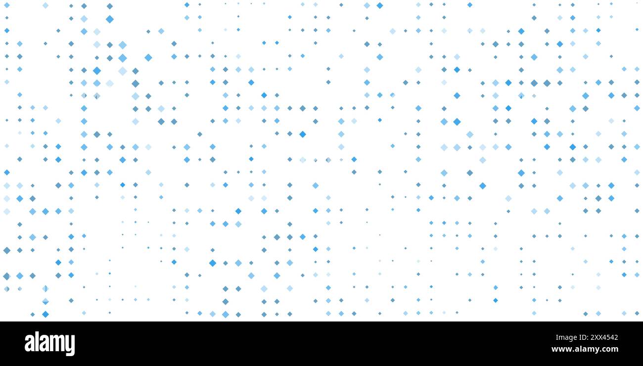 Abstract Colorful Spotted Pattern, Blue Spots with Random Sizes ...