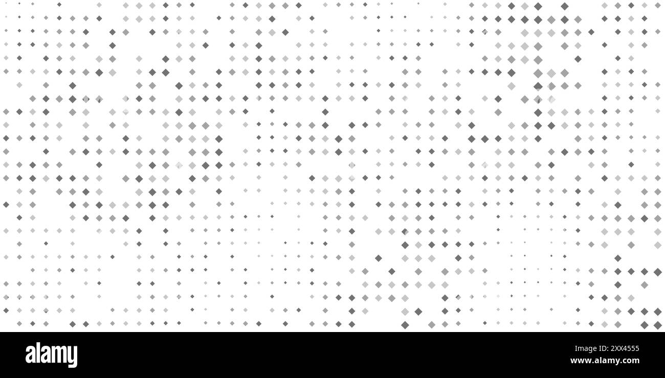 Abstract Spotted 3D Slightly Wavy Pattern, Squares with Random Sizes ...