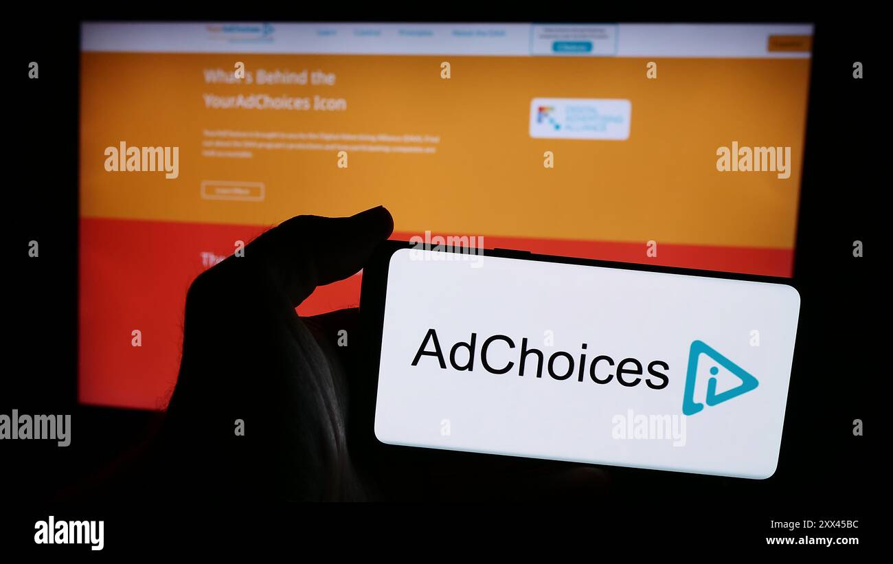 Adchoices logo hi-res stock photography and images - Alamy