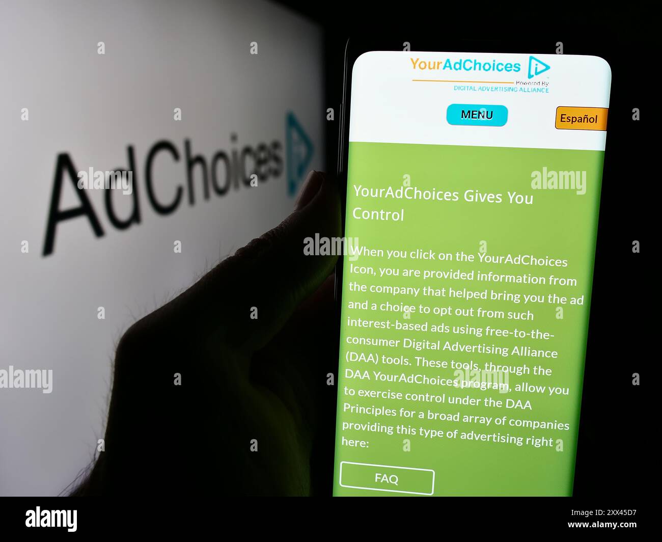 Adchoices logo hi-res stock photography and images - Alamy