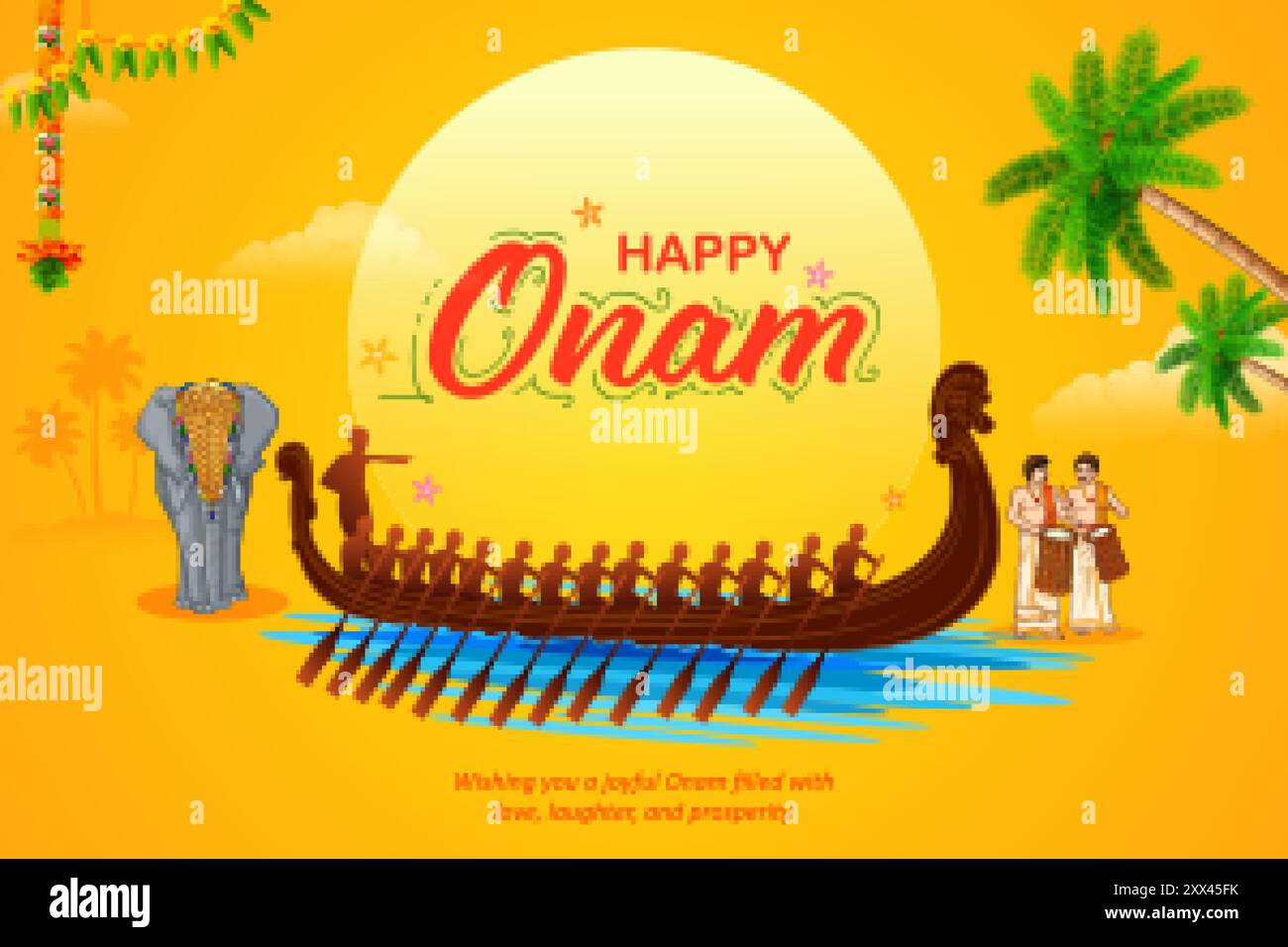 Onam festival pookolam Stock Vector Images - Alamy