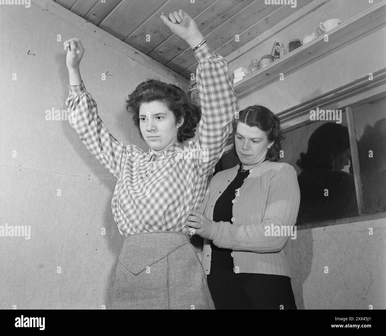 Actual 1-1949: Body search at the border. Then the woman. A female body ...