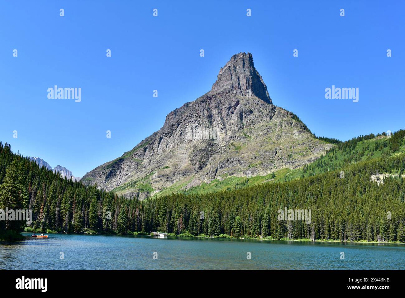 Beautiful mt grinnell landscape hi-res stock photography and images - Alamy