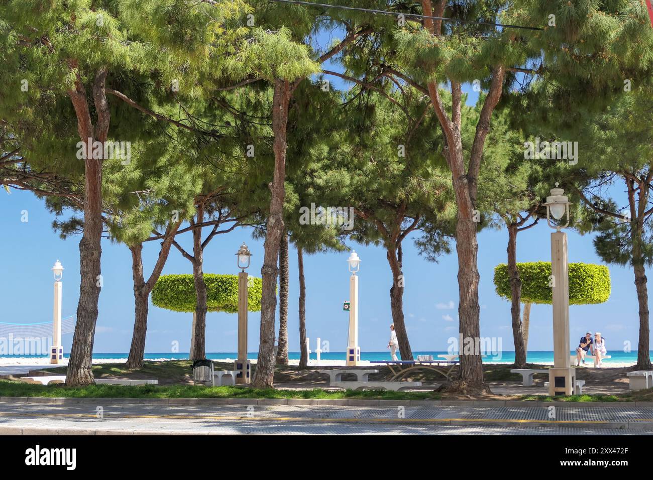 Alicante in Spain: the seafront at Altea Stock Photo - Alamy