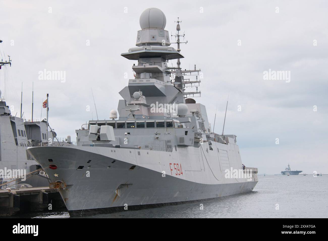 Yokosuka, Japan. 22nd Aug, 2024. Italian Navy, Italian-French European ...