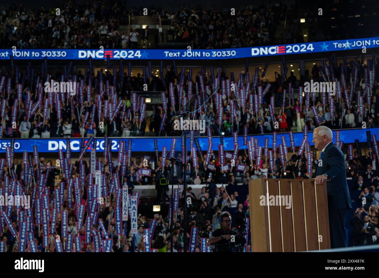 Governor Tim Walz (Democrat of Minnesota), the 2024 Democratic Party ...