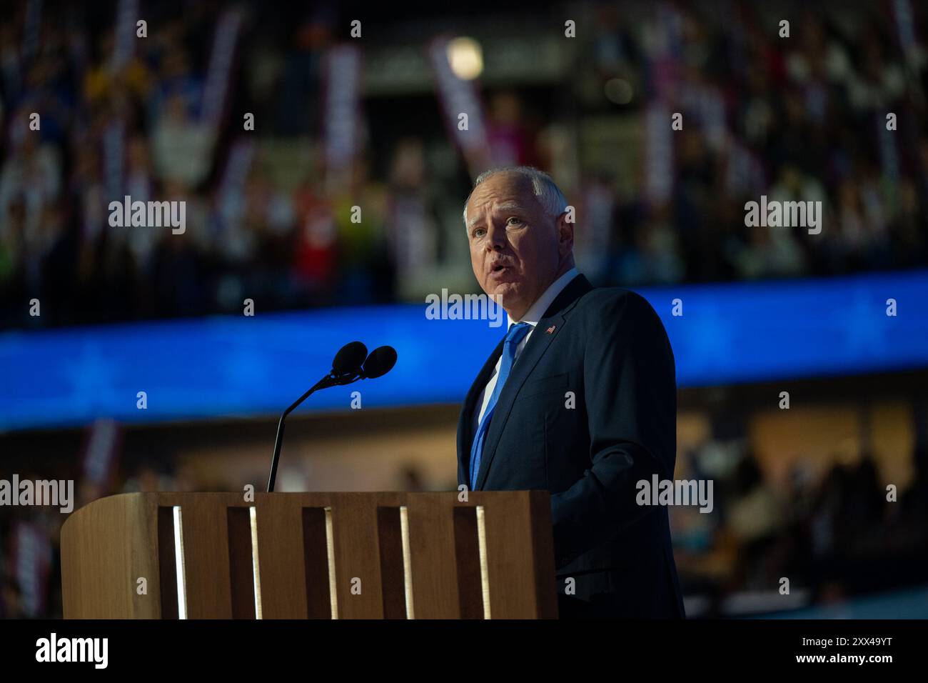 Governor Tim Walz (Democrat of Minnesota), the 2024 Democratic Party ...