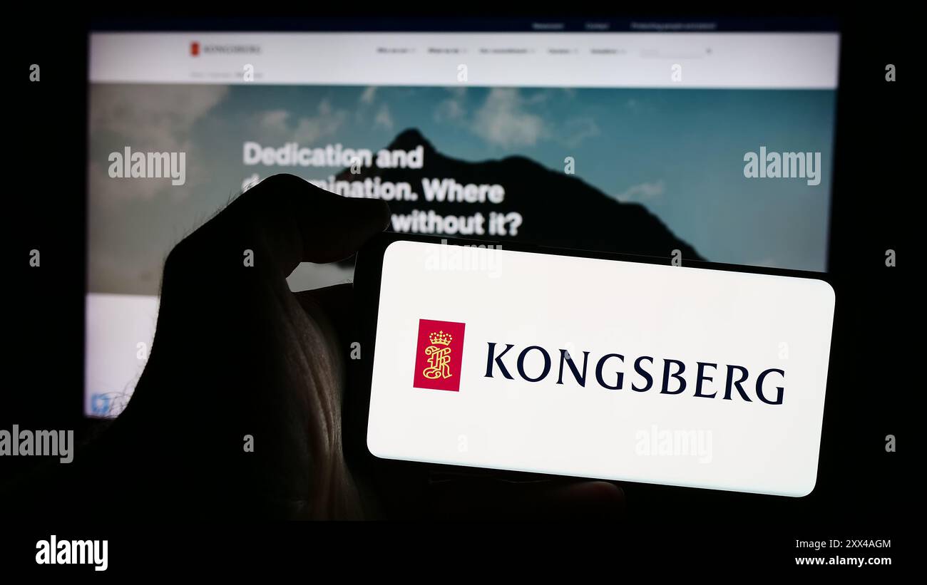 Kongsberg logo hi-res stock photography and images - Alamy