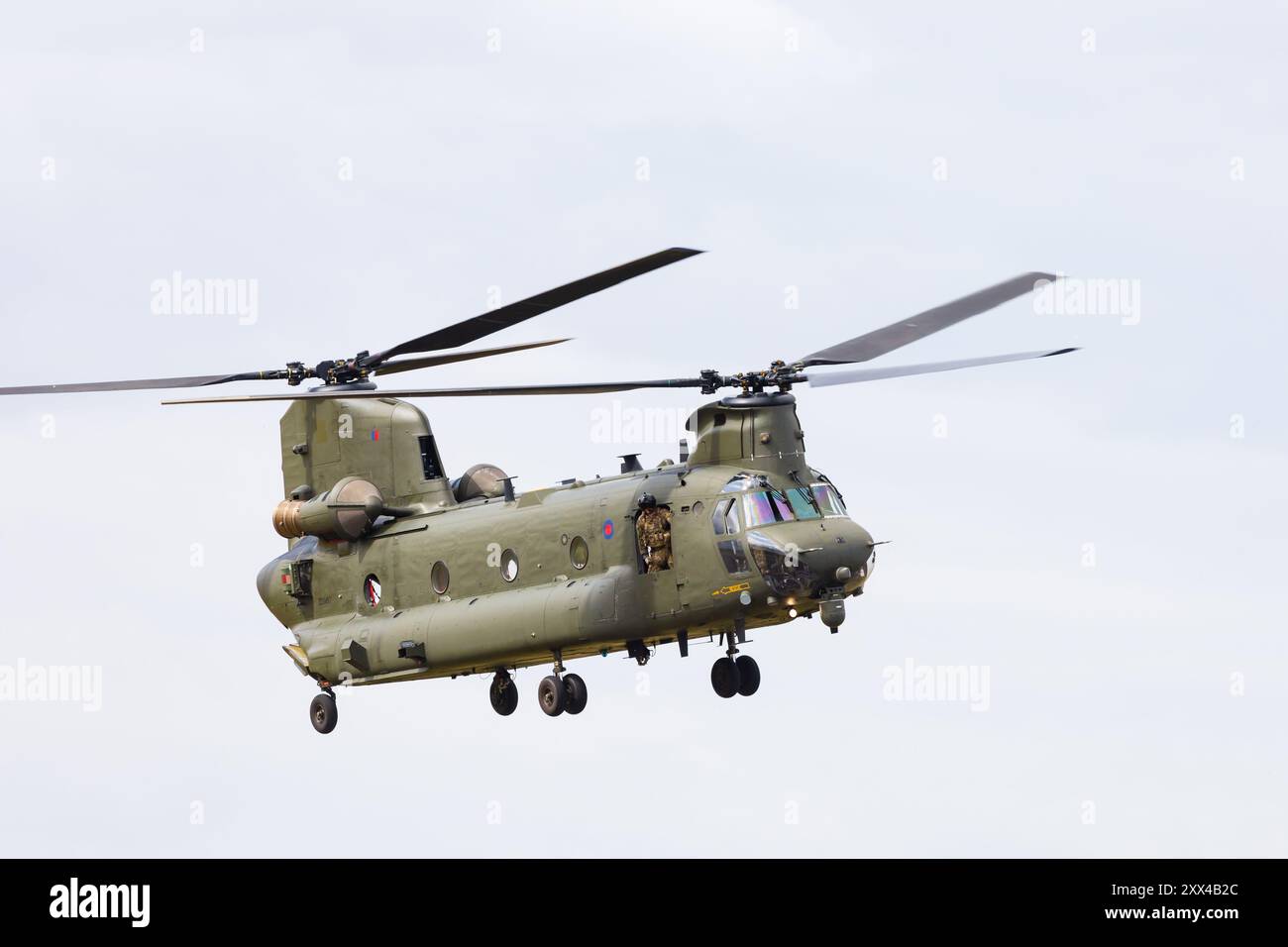 Royal Air Force Boeing Chinook HC2 heavy lift helicopter, ZD980, of 7 ...