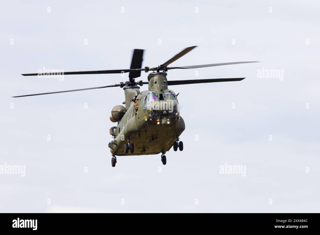 Royal Air Force Boeing Chinook HC2 heavy lift helicopter, ZD980, of 7 ...