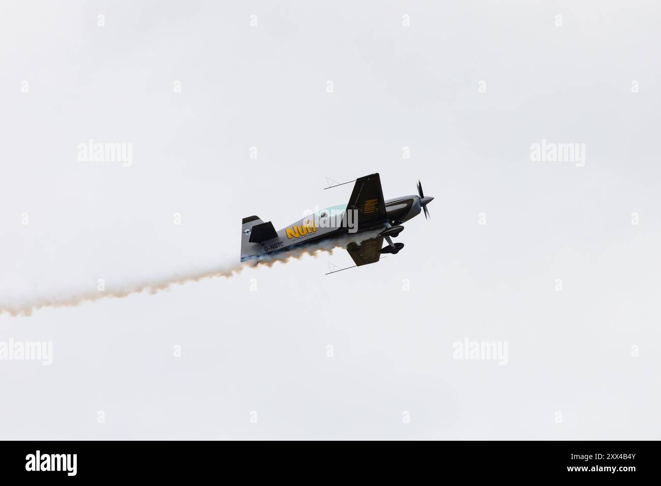 Extra NG, G-NGTC of Skyboard Aerobatics displays at RAF Syerston Air ...