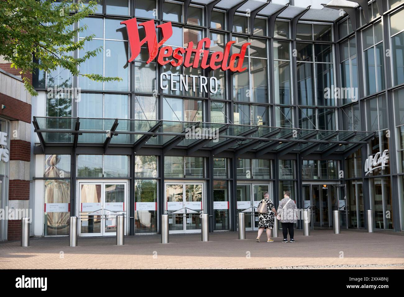 Entrance area of the Westfield Centro Oberhausen, shopping center ...