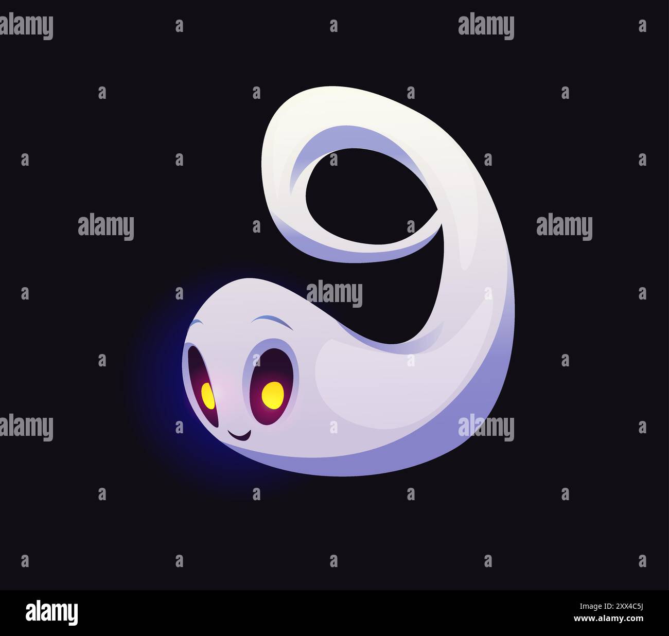 Number nine Halloween ghosts font, scary typeface, horror evil type ...