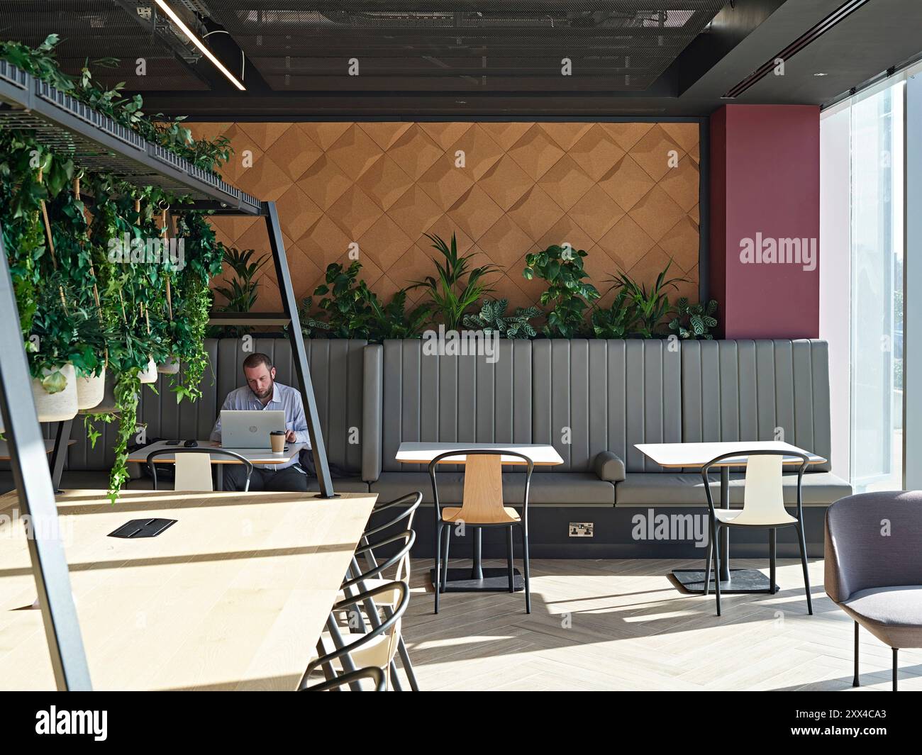 Cafe interior. Building 1180, Reading, United Kingdom. Architect: Spratley + Partners, 2022 ...
