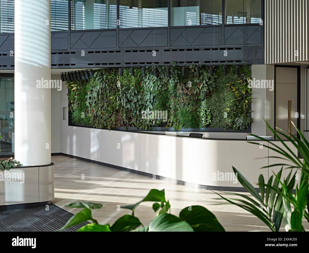 Entrance foyer with reception desk. Building 1180, Reading, United ...