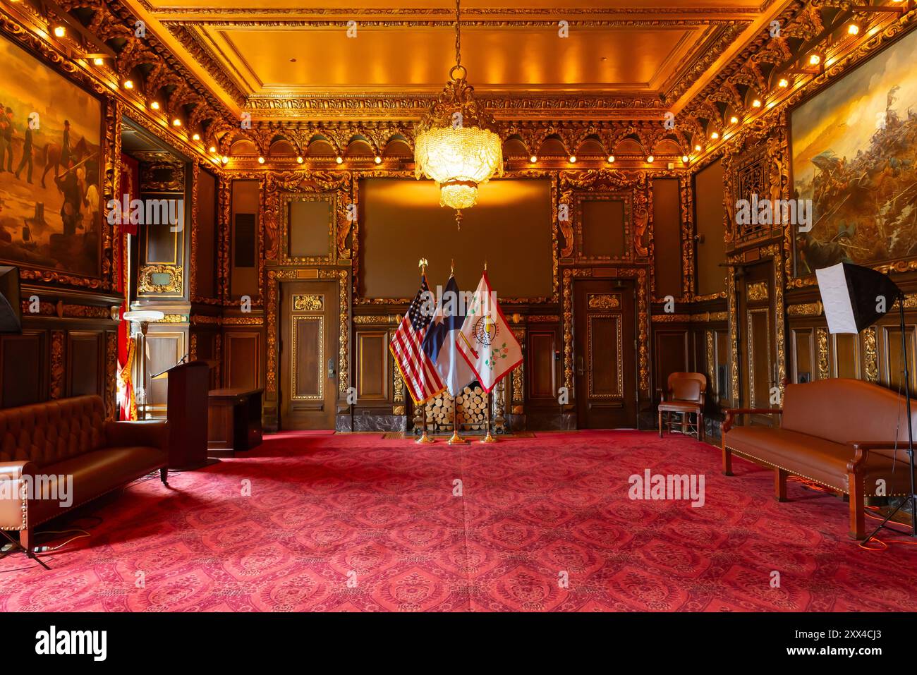St. Paul, Minnesota - United States - August 14th, 2024: Interior of ...