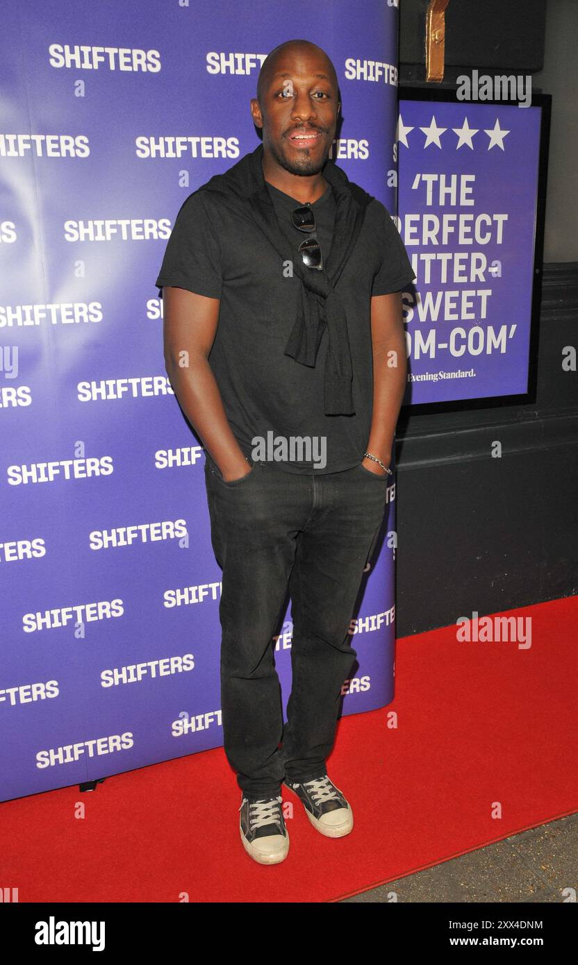 London, UK. 21st Aug, 2024. Giles Terera at the "Shifters" play press ...