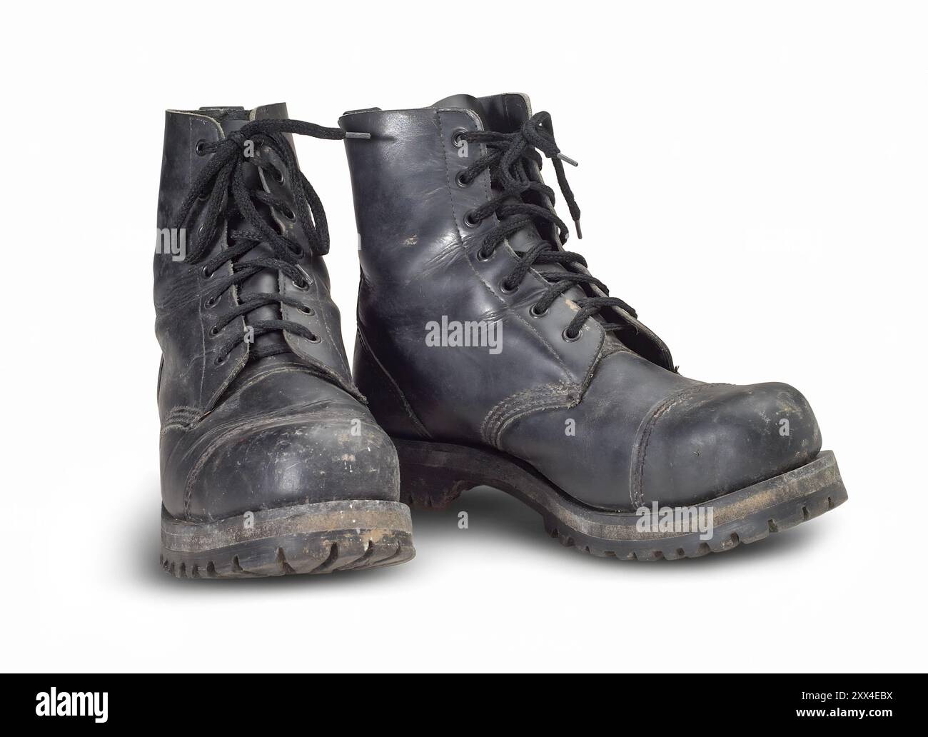 White combat boots hi-res stock photography and images - Alamy