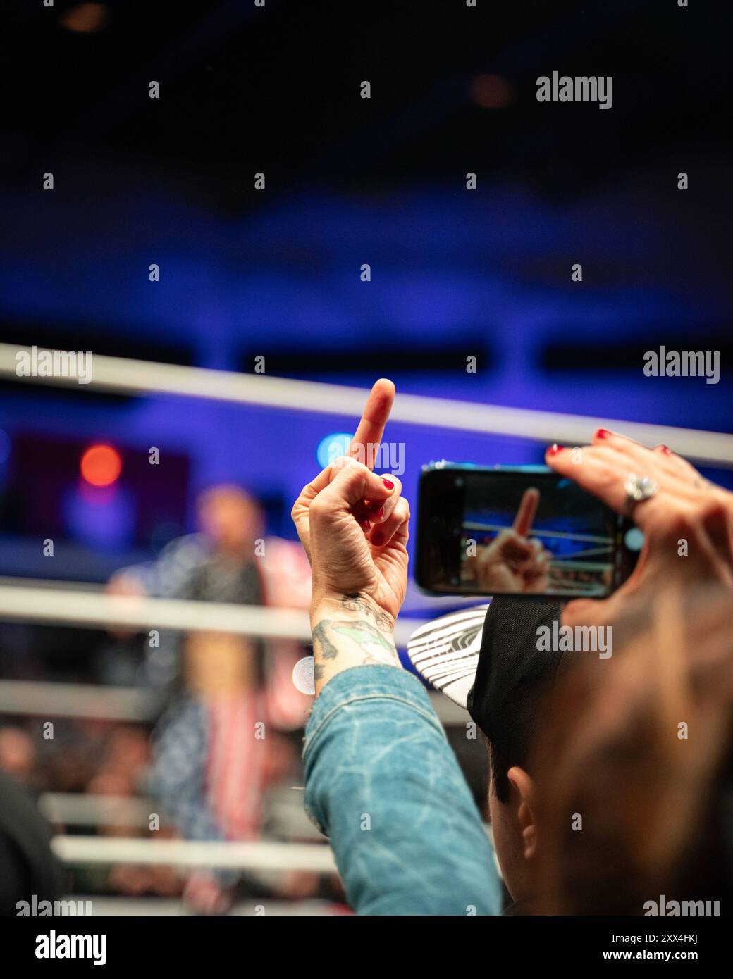 Cardiff, UK. 21st August, 20214 AEW Dynamite (Aug. 21, 2024) emanated ...