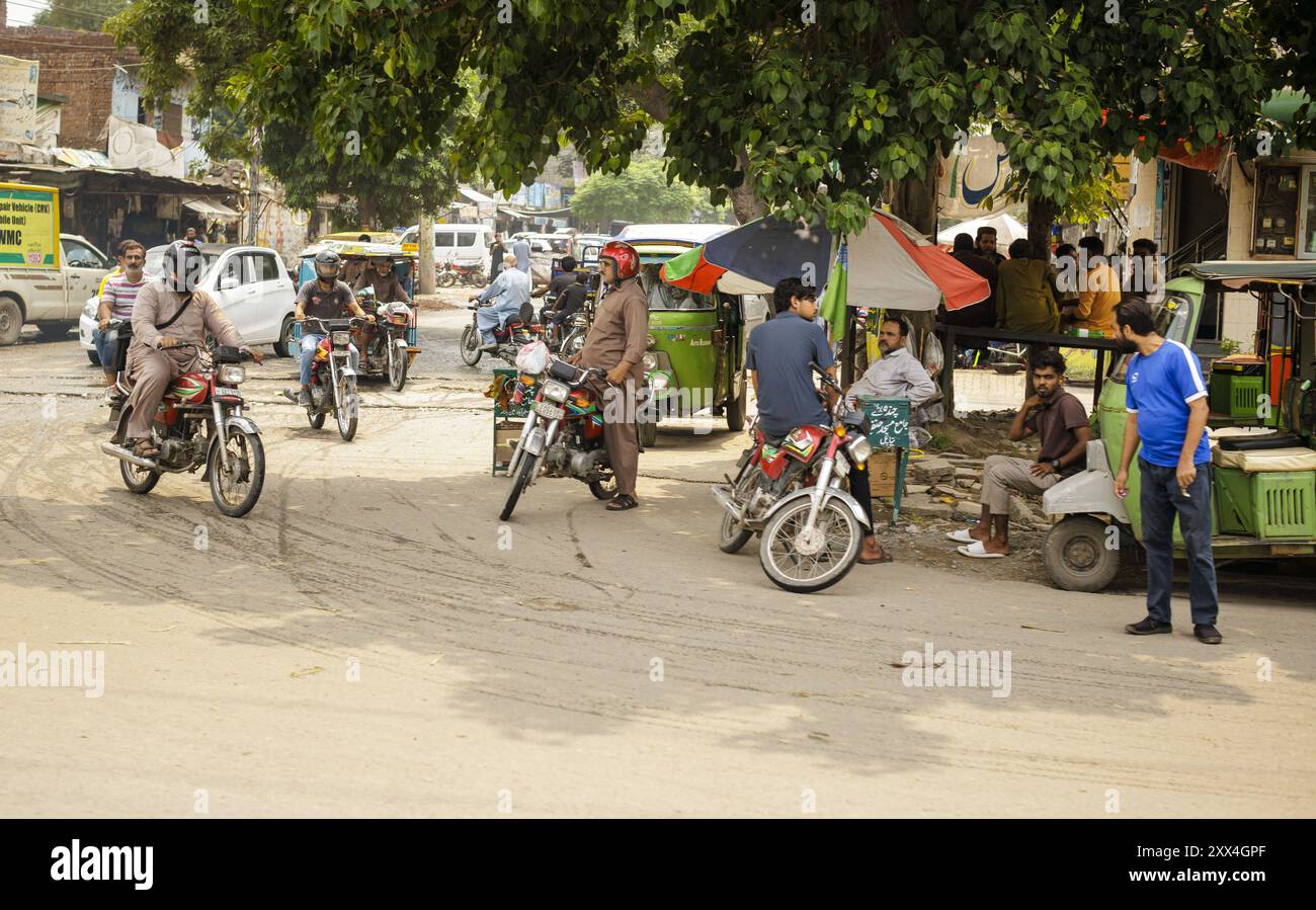 Strassenszene in Lahore, 22.08.2024. Fotografiert im Auftrag des ...