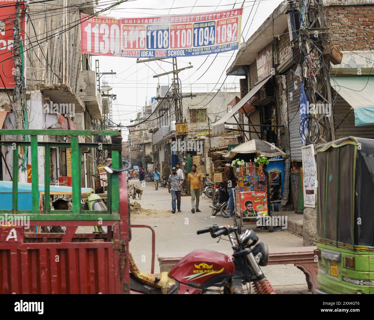 Strassenszene in Lahore, 22.08.2024. Fotografiert im Auftrag des ...