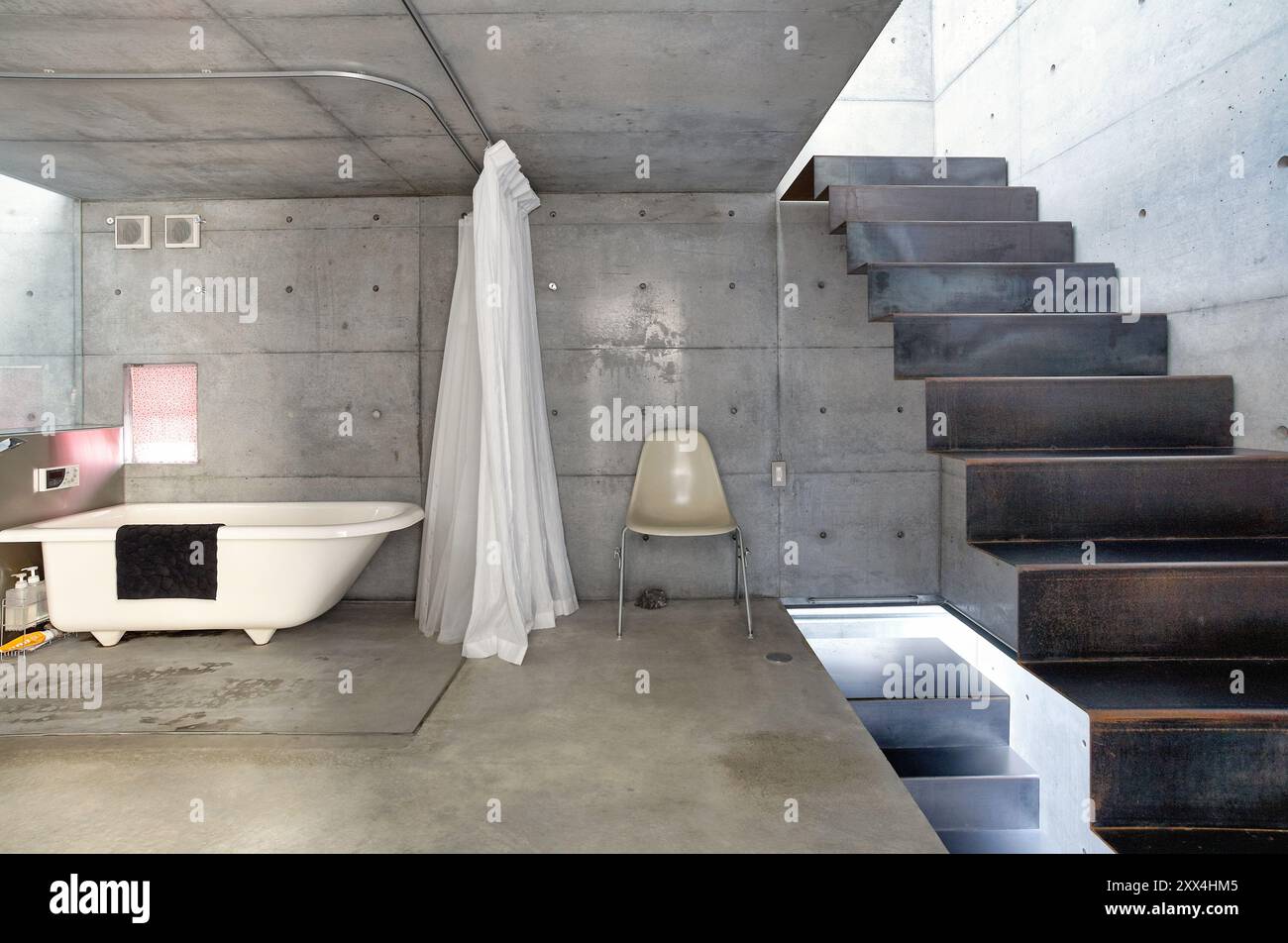 Bathroom in a japanese home, Tokyo, Japan Stock Photo - Alamy