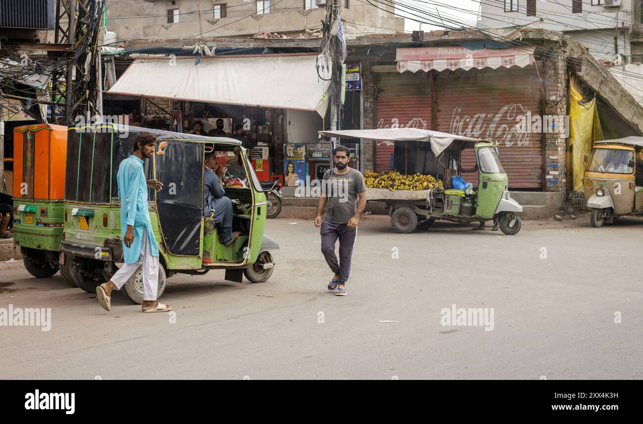 Strassenszene in Lahore, 22.08.2024. Fotografiert im Auftrag des ...