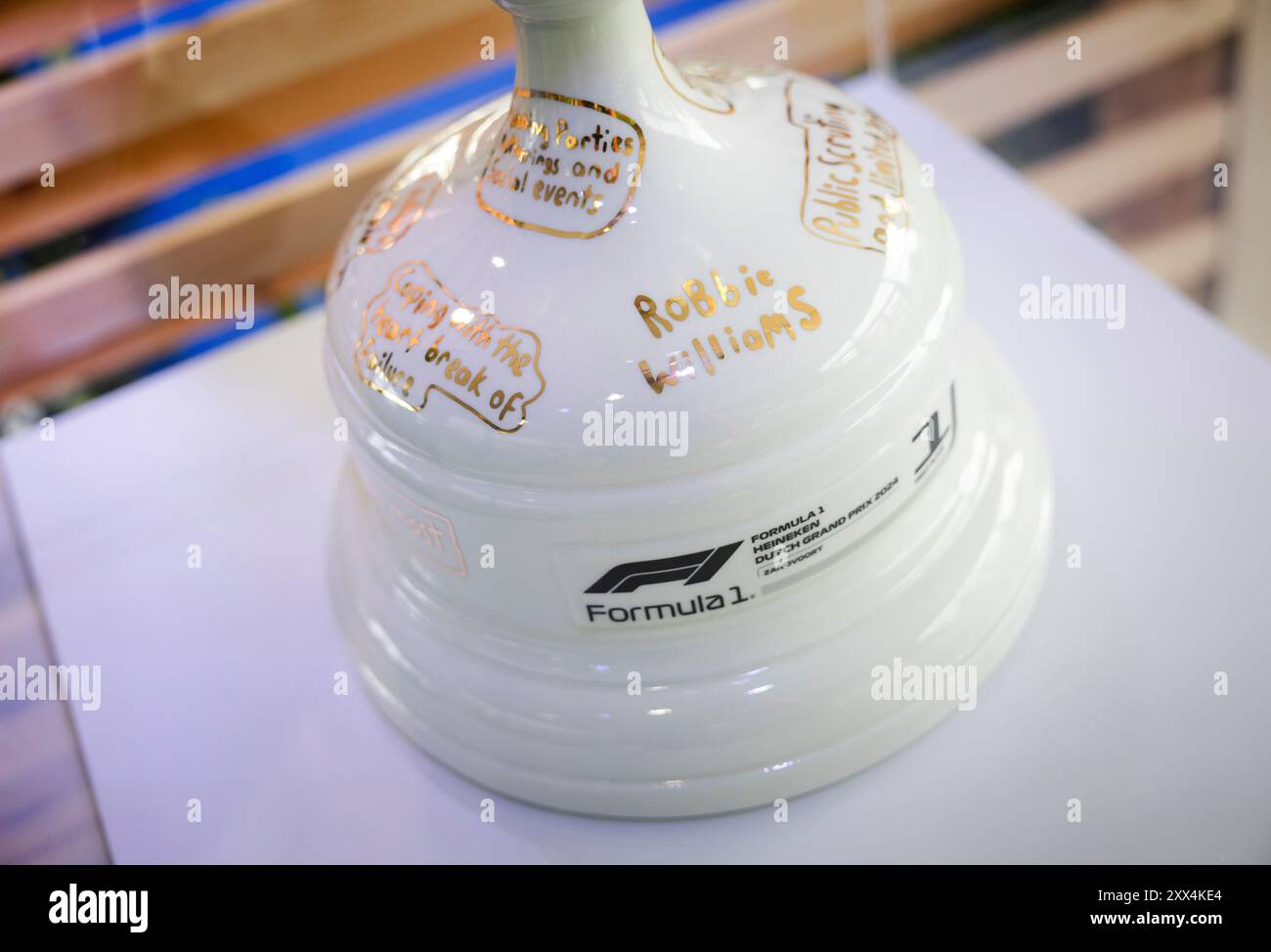 Formula 1 drivers' championship trophy hi-res stock photography and ...