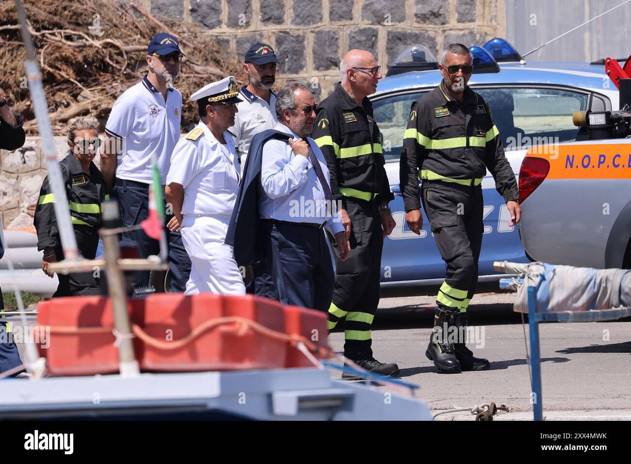 Porticello (PA) - 22/08/2024, PORTICELLO THE FIRE BRIGADE DIVERS HAVE ...
