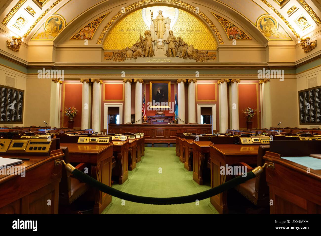 St. Paul, Minnesota - United States - August 14th, 2024: Interior of ...