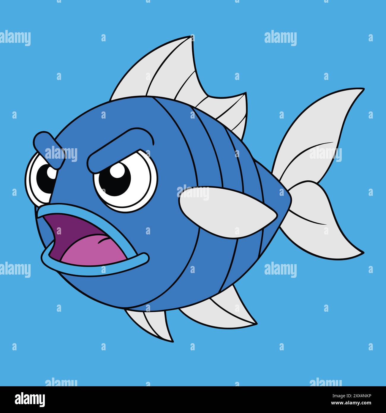 Cartoonfish hi-res stock photography and images - Alamy