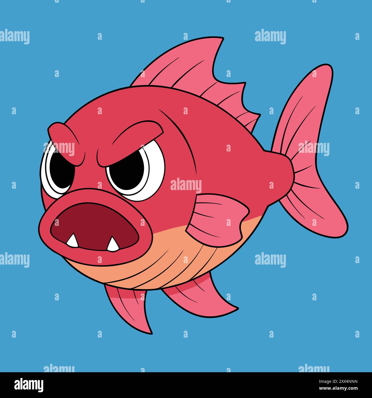 Cartoonfish hi-res stock photography and images - Alamy